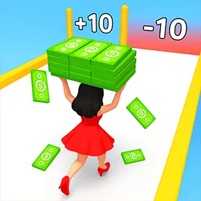 Collect All the Money and Get Rich: Runner – Fast-Paced Hyper Casual Runner