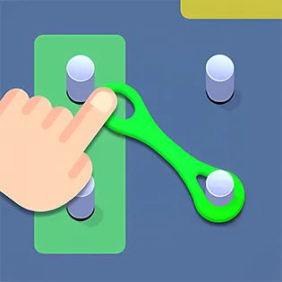 Move the Rubber Bands 🕹️ Play on KizGame