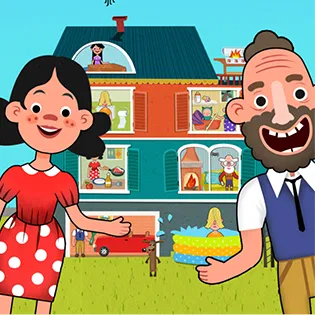 Pepi House: Happy Family 🕹️ Play on KizGame