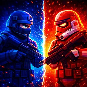 Red and Blue Leader 2 | Free 3D Browser Shooter Game