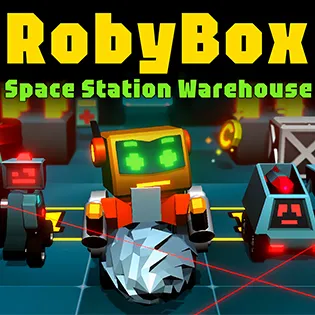 RobyBox: Space Station Warehouse 🕹️ Play on KizGame